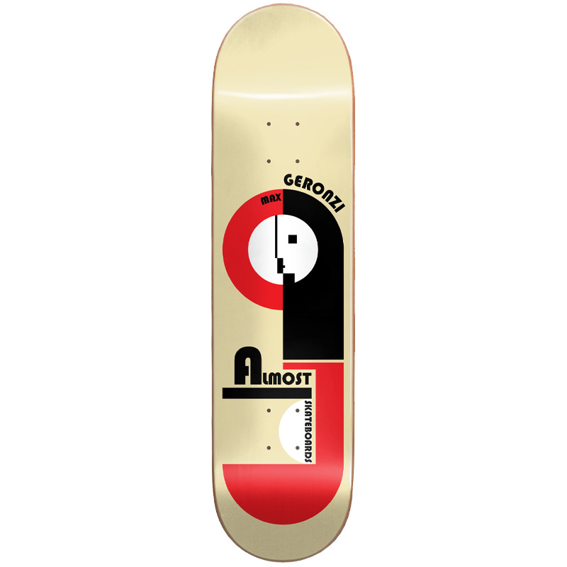 Almost Max Bauhaus Impact Light Skateboard Deck 8. | Skatestore