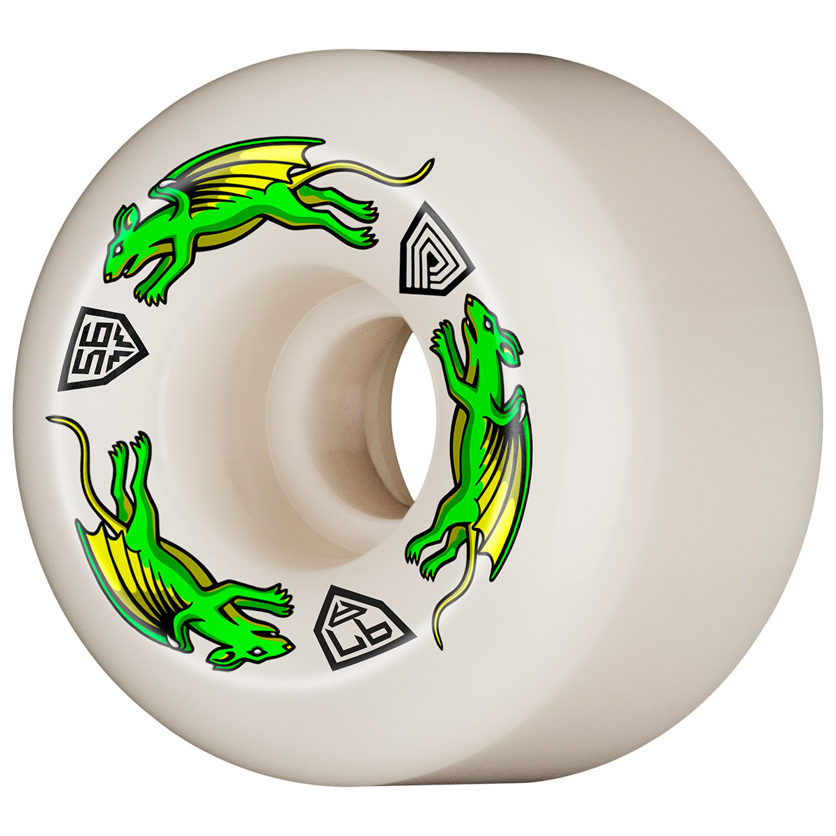Powell Peralta Dragon Formula Nano Rat A2 Wheels 97A 56m x 39mm | 56mm ...