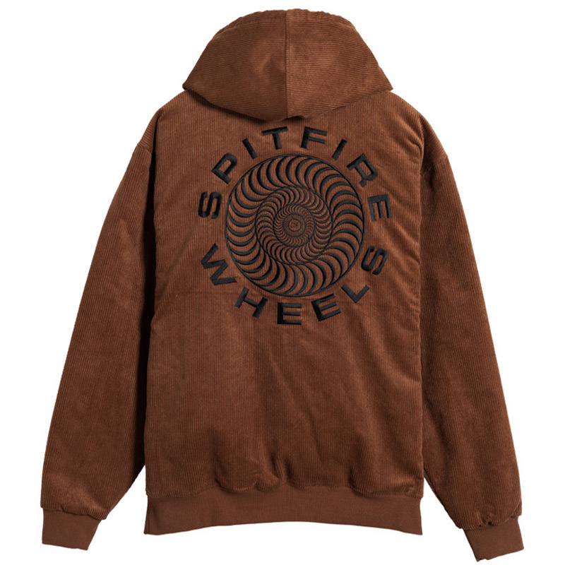 Spitfire Classic '87 Swirl Corduroy Hood Custom Jacket Brown/Black | XL ...