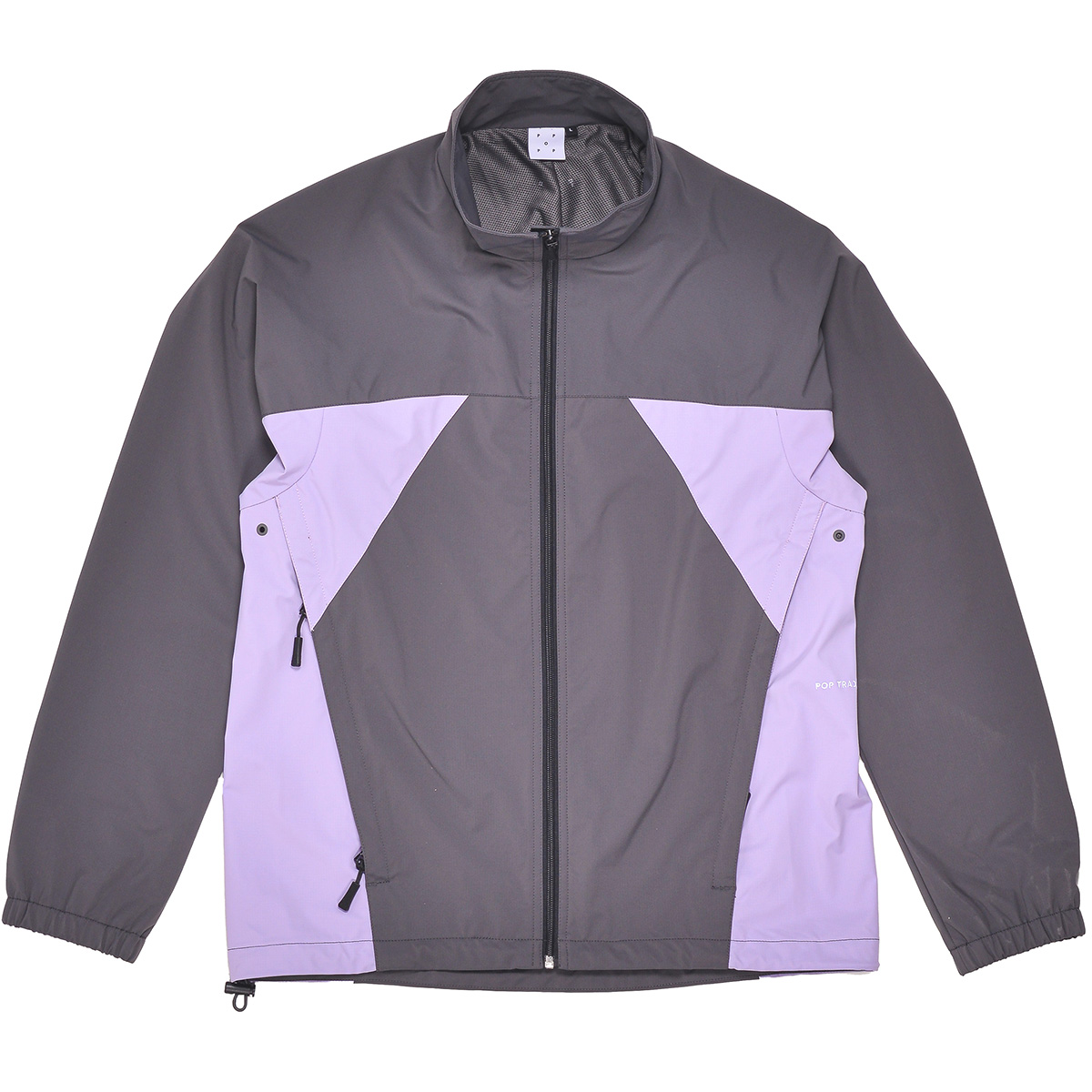 POP Two Tone Trainings Jacket Charcoal | Skatestore