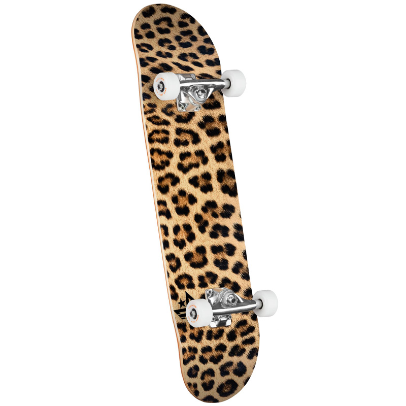 Mini Logo Leopard Fur 18 Complete Skateboard Shape | Skatestore