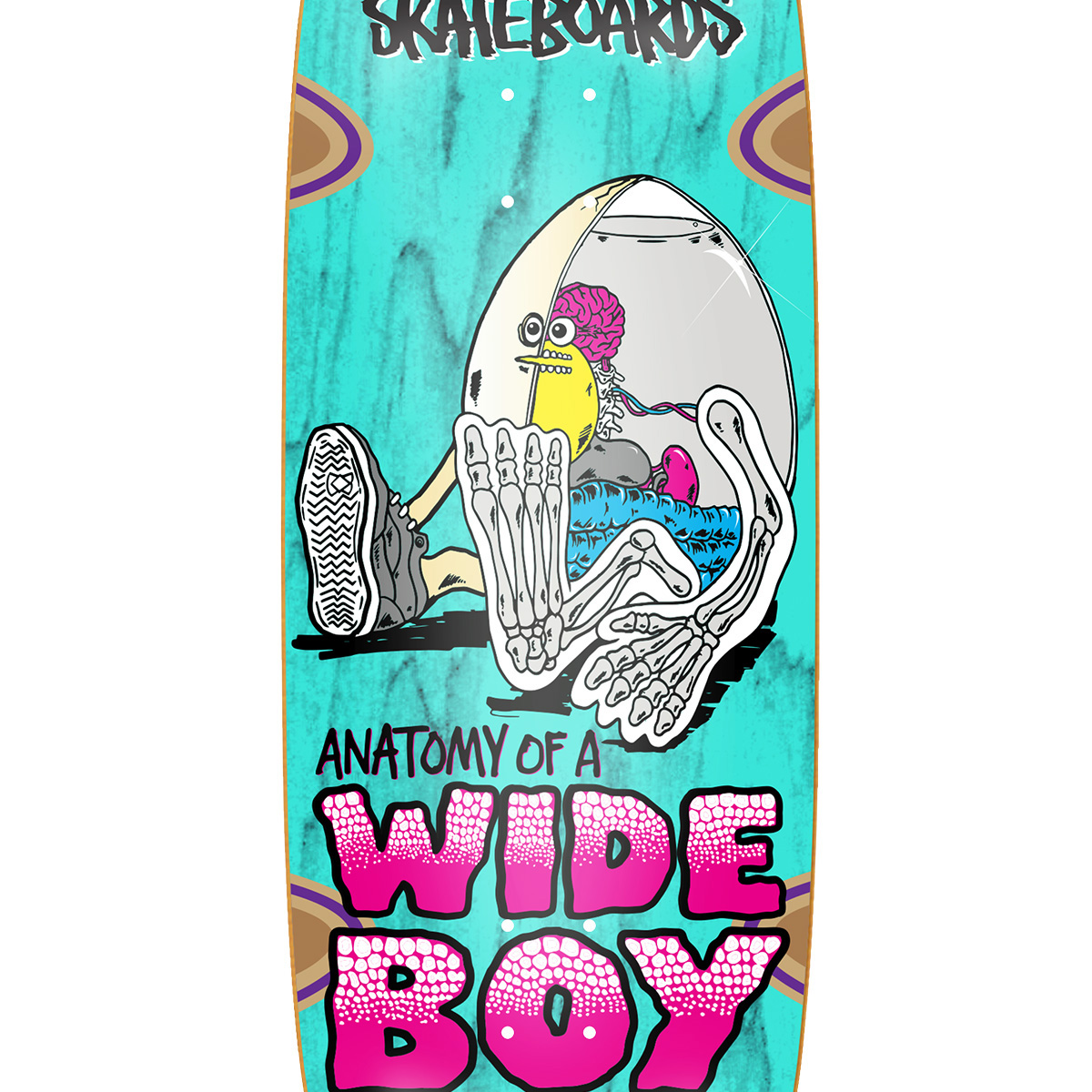 Heroin Anatomy Of A Wide Boy Skateboard Deck 10.4 | 10.4 | 1135845_10.4