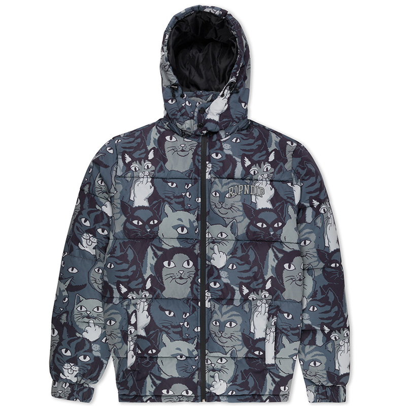 RIPNDIP Family Tree Puffer Jacket Black | M | 1130557_M