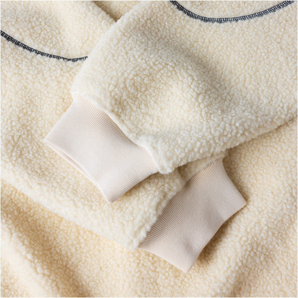 Dime Polar Fleece Sherpa Zip Cream | Skatestore