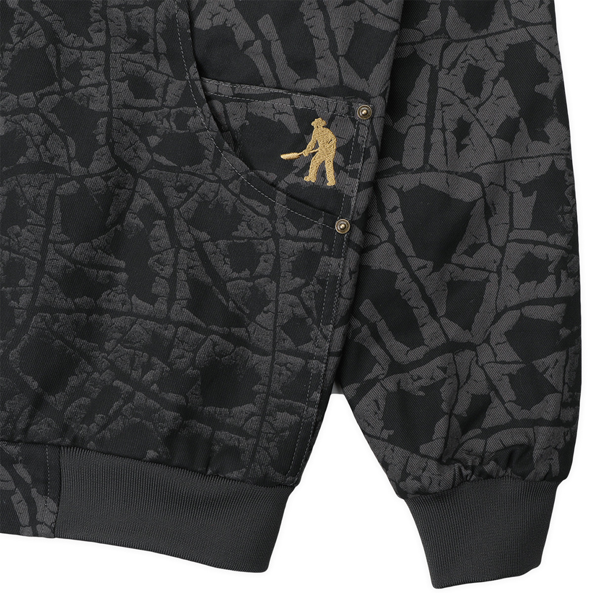 Pass Port Weathered Diggers Club Zip Hooded Jacket | Skatestore