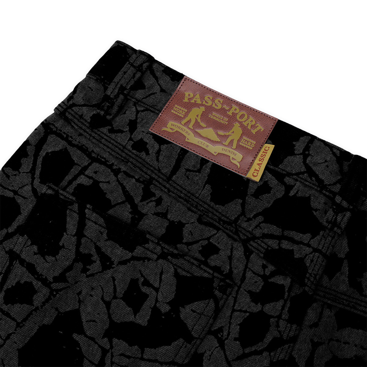 Pass Port Weathered Workers Club Classic Jean Blac | Skatestore