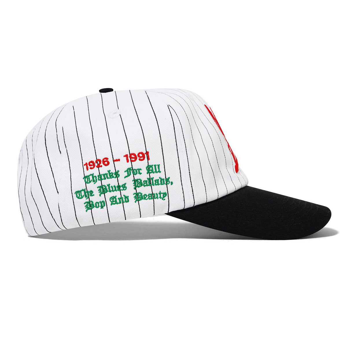 Butter Goods x Miles Davis Thanks 6 Panel Cap Whit | Skatestore